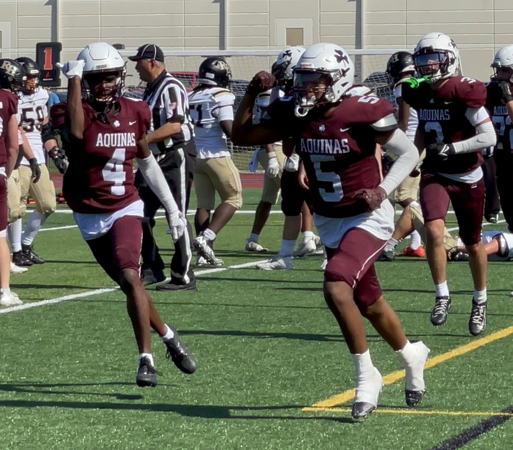 Buttles collects four TDs; Aquinas gets Homecoming win - Pickin' Splinters