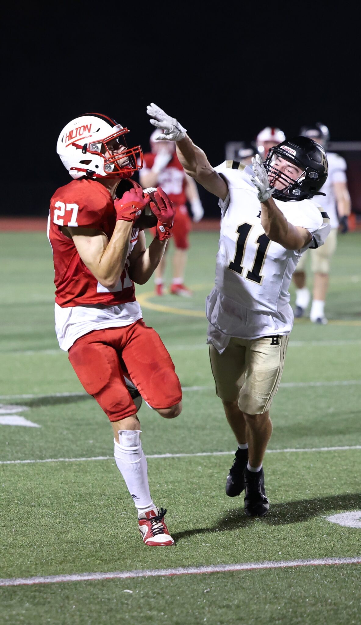 Hilton toughs out 21-14 victory over Rush-Henrietta - Pickin' Splinters