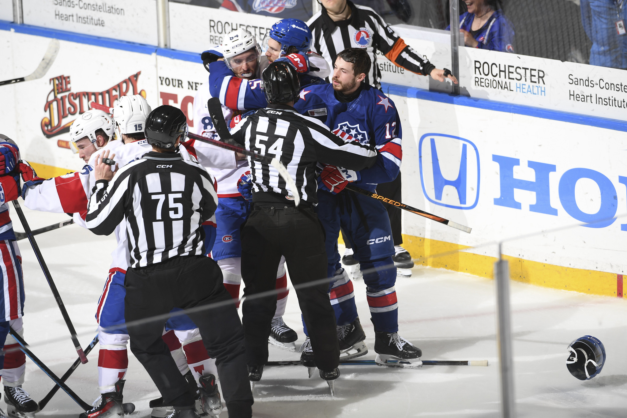 In playoff hockey, physicality often trumps skill, as the Amerks ...