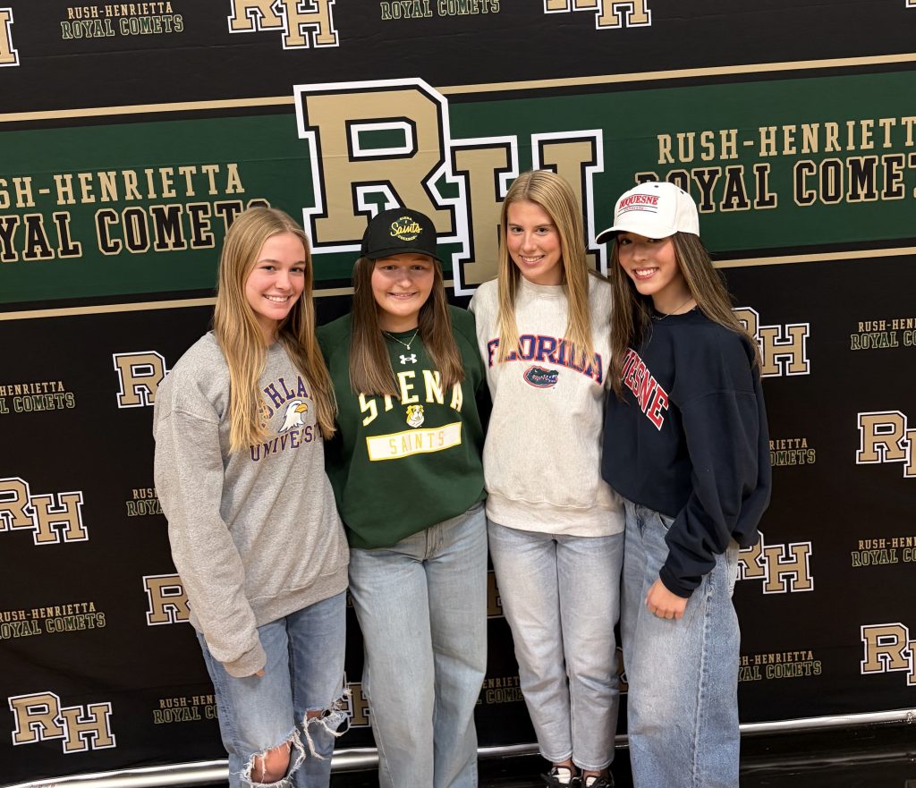 Rush-Henrietta student-athletes sign NLIs - Pickin' Splinters